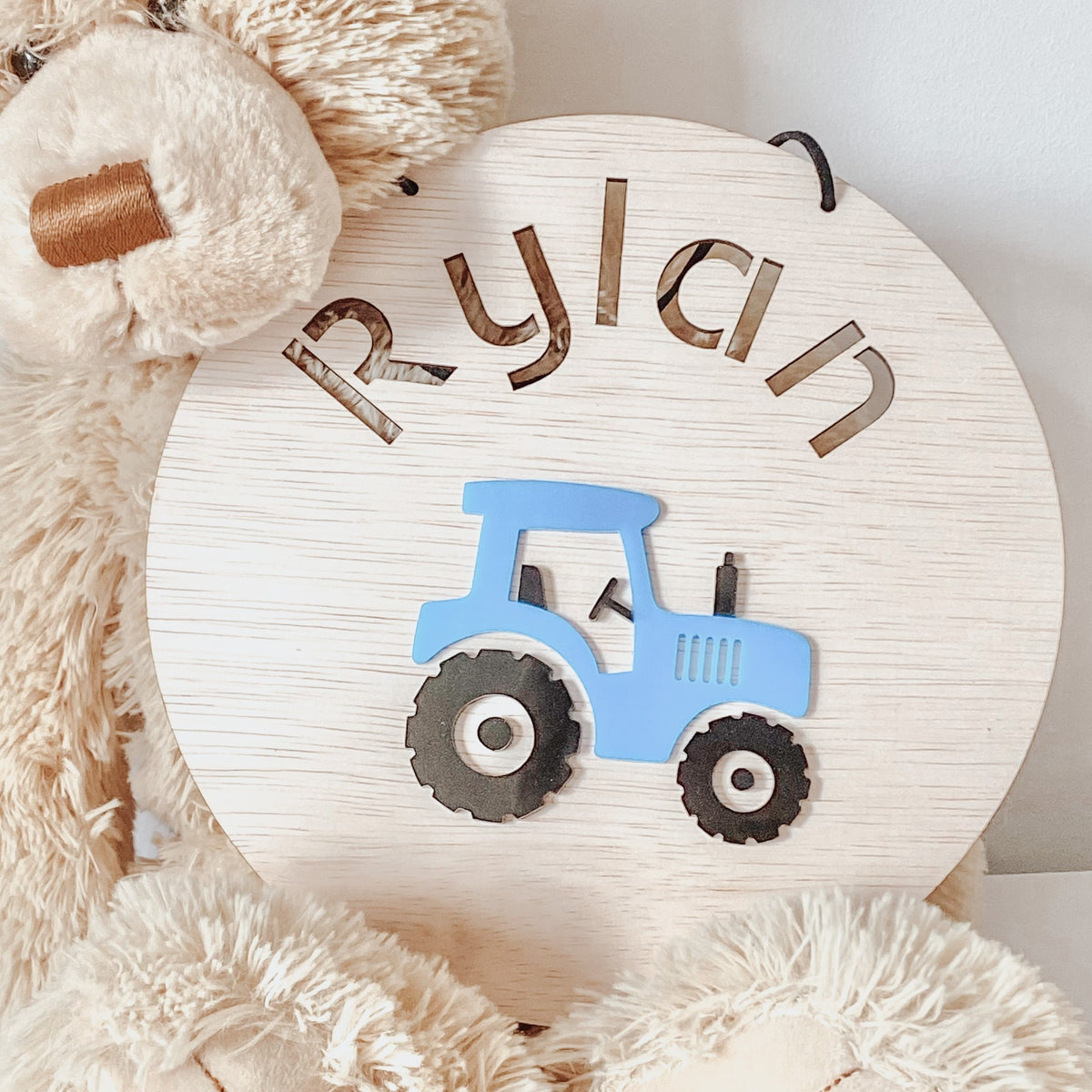 Childrens Name Sign - Tractor Name Sign – All The Small Things AU