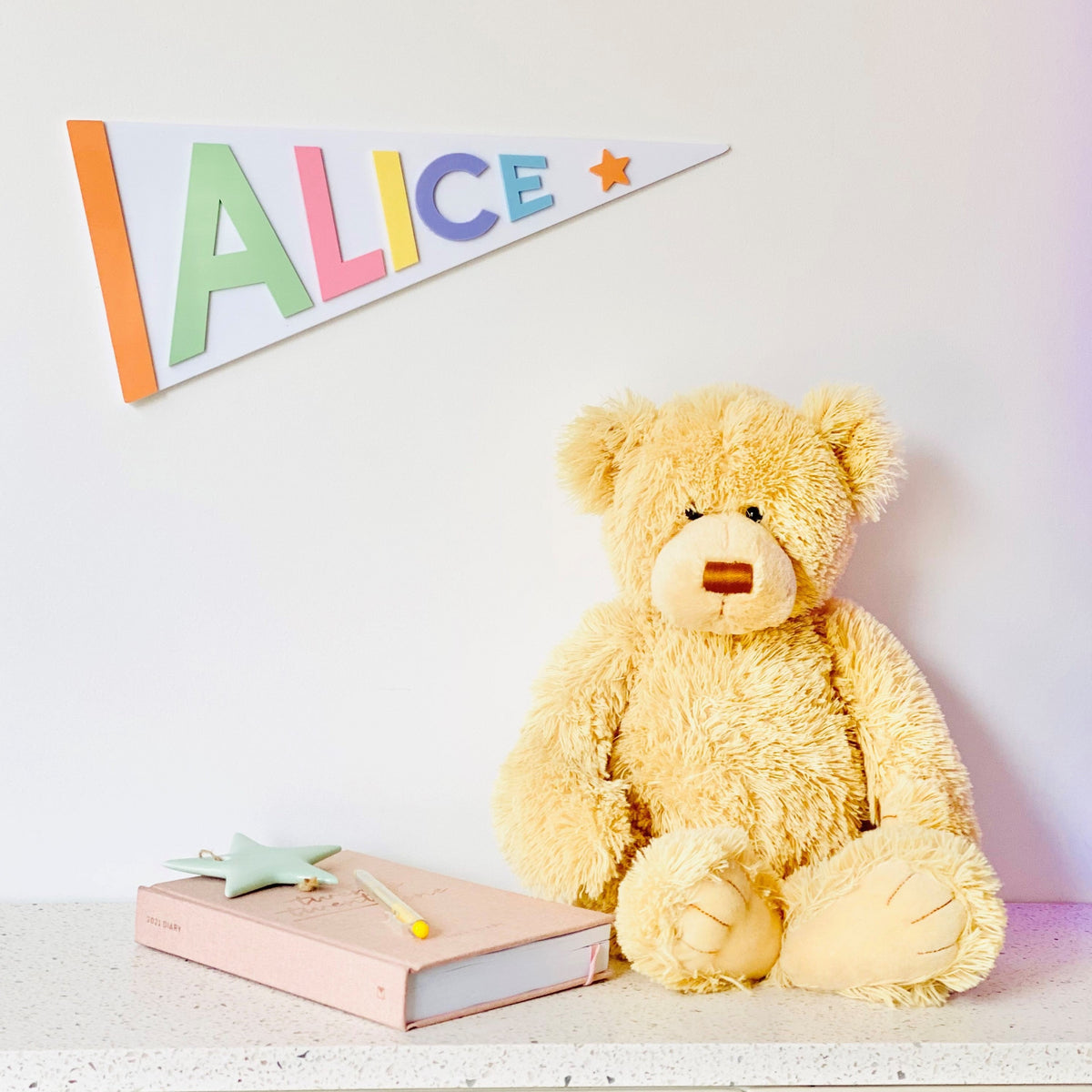 Name Pennant Banner - Alice style – All The Small Things AU
